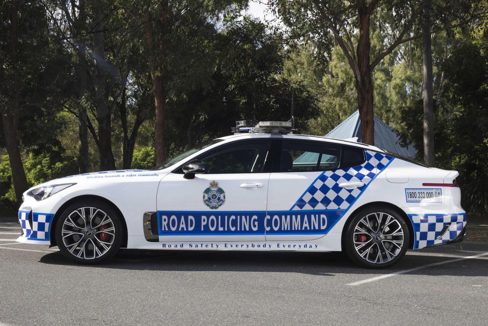 Kia Stinger Police Cars Introduced For Queensland Highway Patrol Kia Stinger Police Cars Introduced For Queensland Highway Patrol