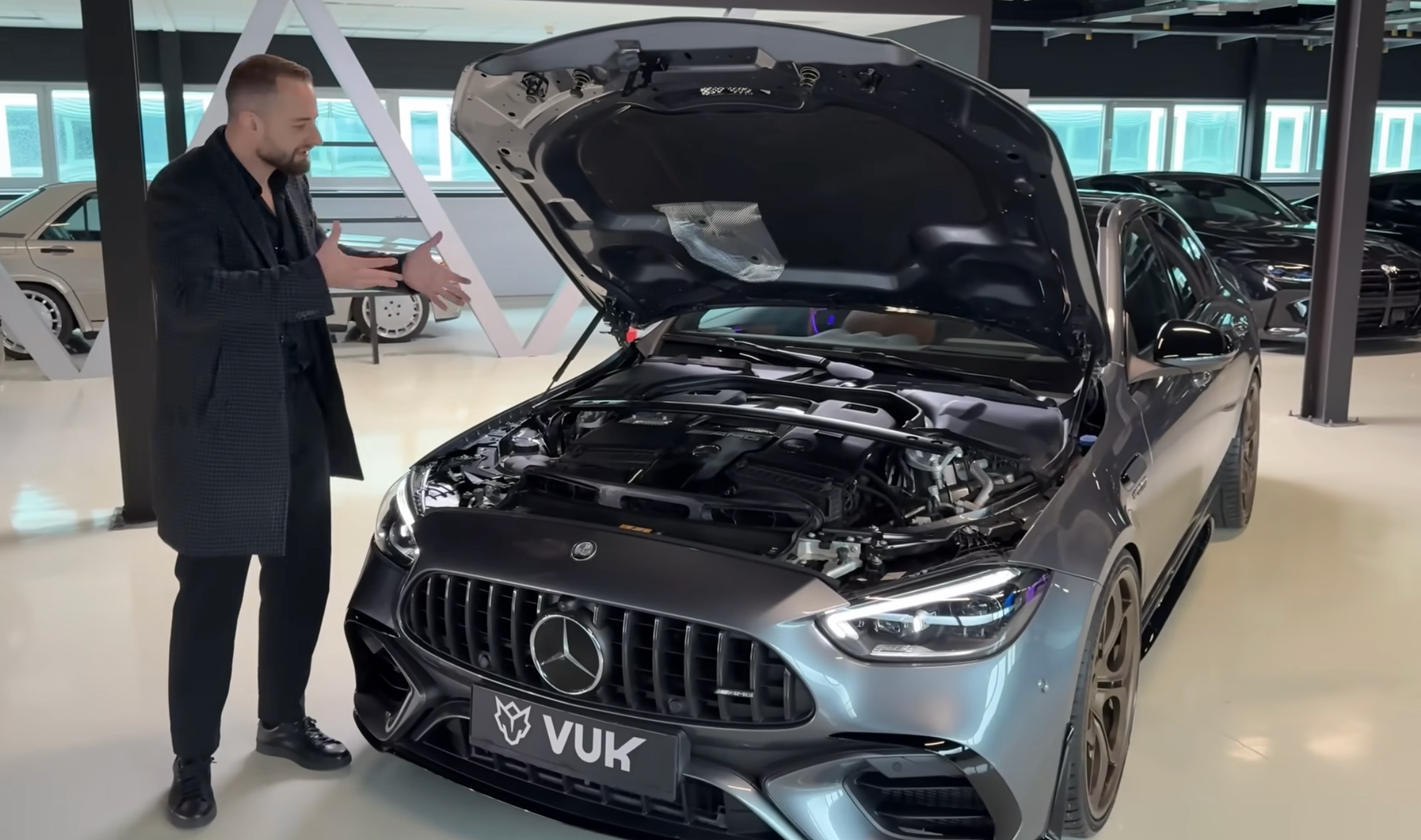 Video: 2025 Mercedes-AMG C 63 gets V8 engine conversion | Driving ...